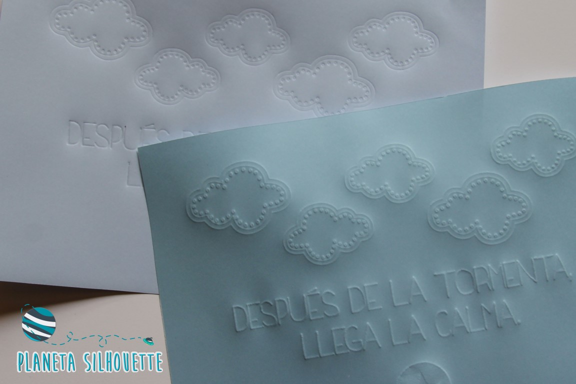 Grabado en relieve con Silhouette Curio. – Planeta Silhouette